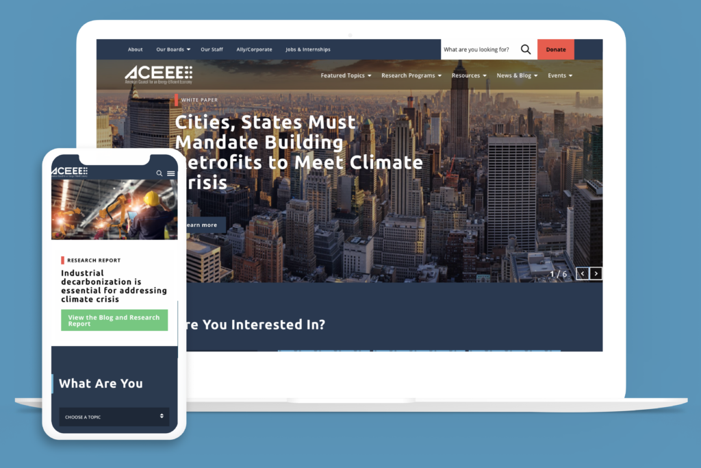 American Council for an Energy-Efficient Economy (ACEEE) | Kanopi Studios