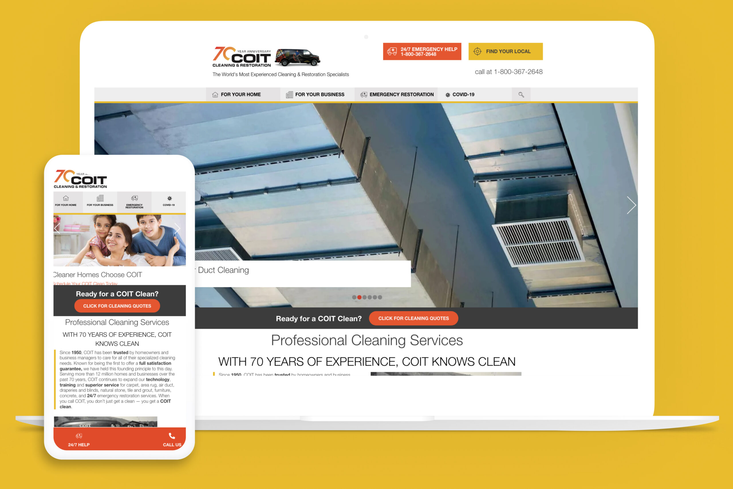 COIT Cleaning & Restoration | Kanopi Studios