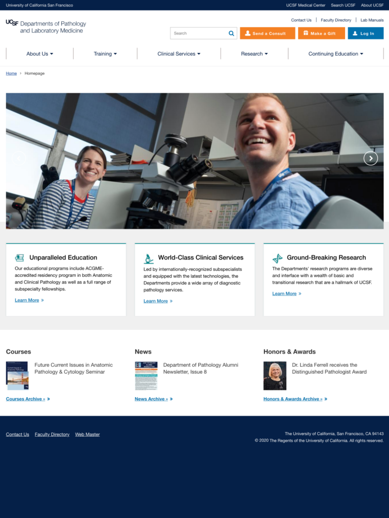 UCSF Pathology | Kanopi Studios