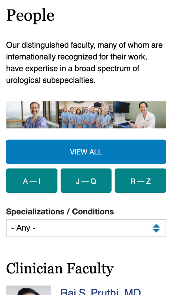 UCSF Urology | Kanopi Studios