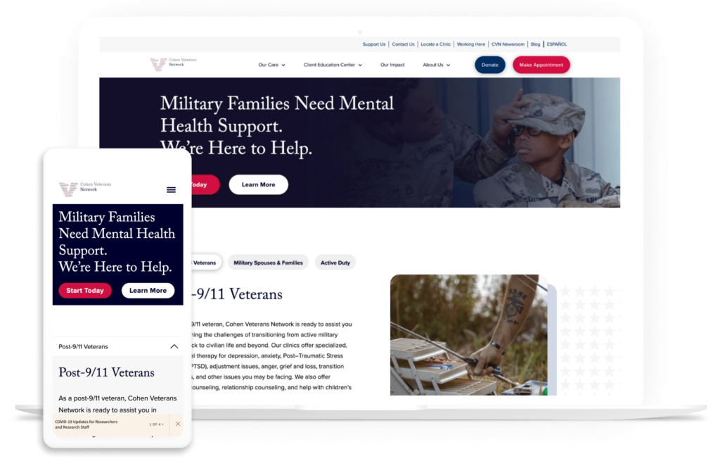 Cohen Veterans Network (CVN) | Kanopi Studios