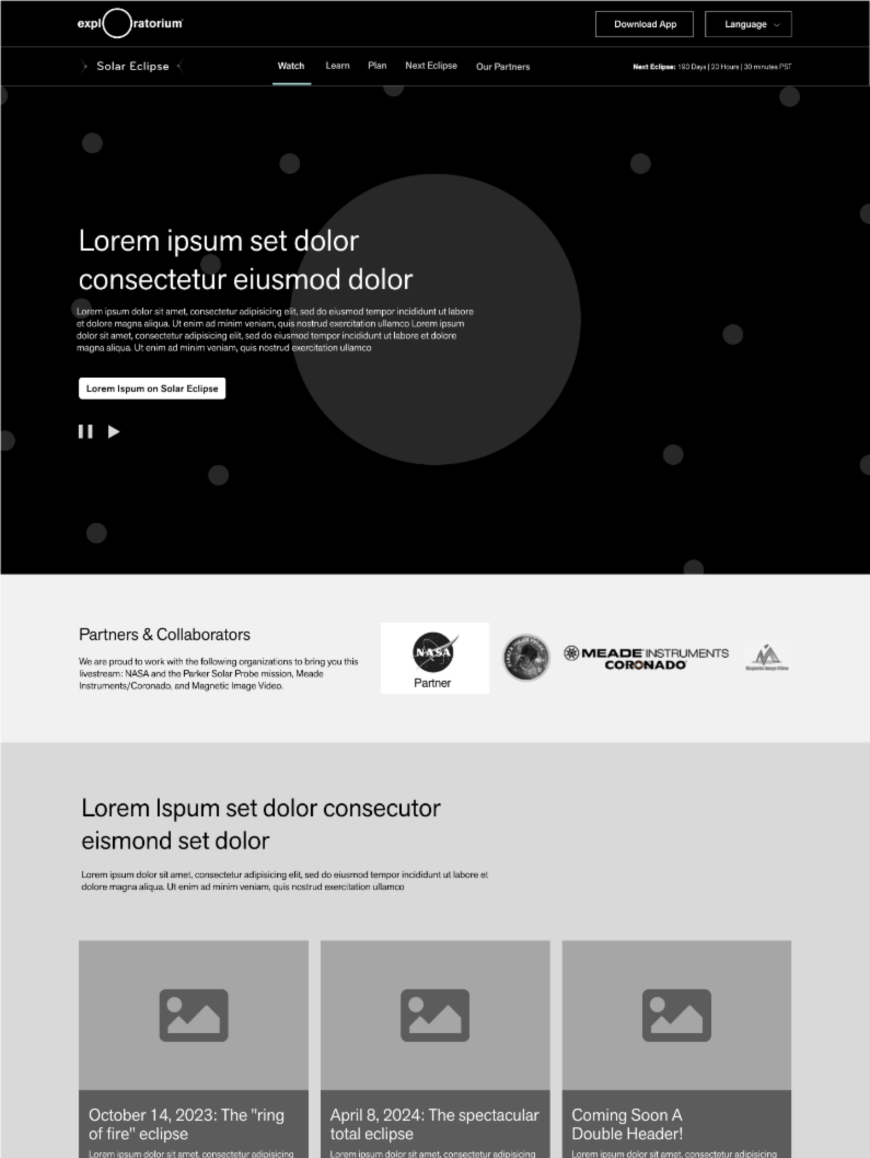 Exploratorium Eclipse | Kanopi Studios