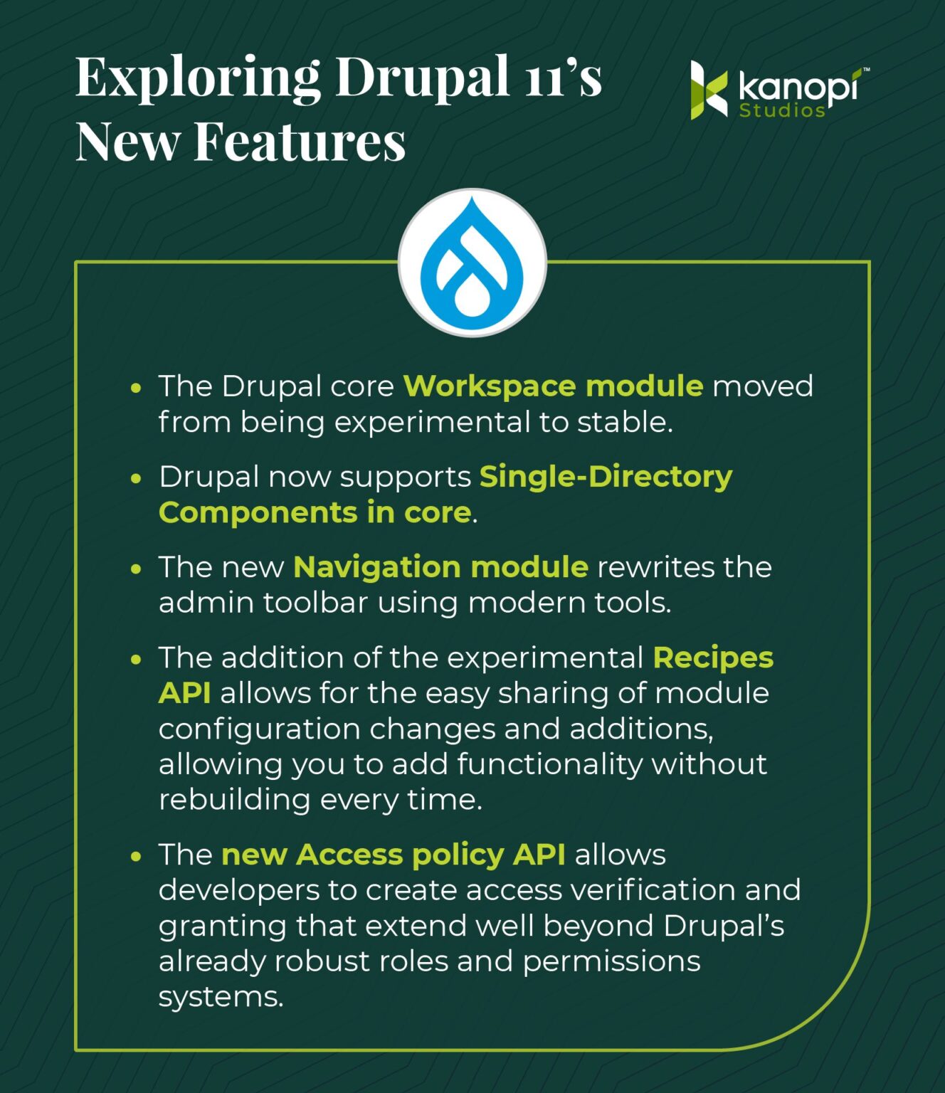 What Developers and Marketers Should Know About Drupal 11 | Kanopi Studios