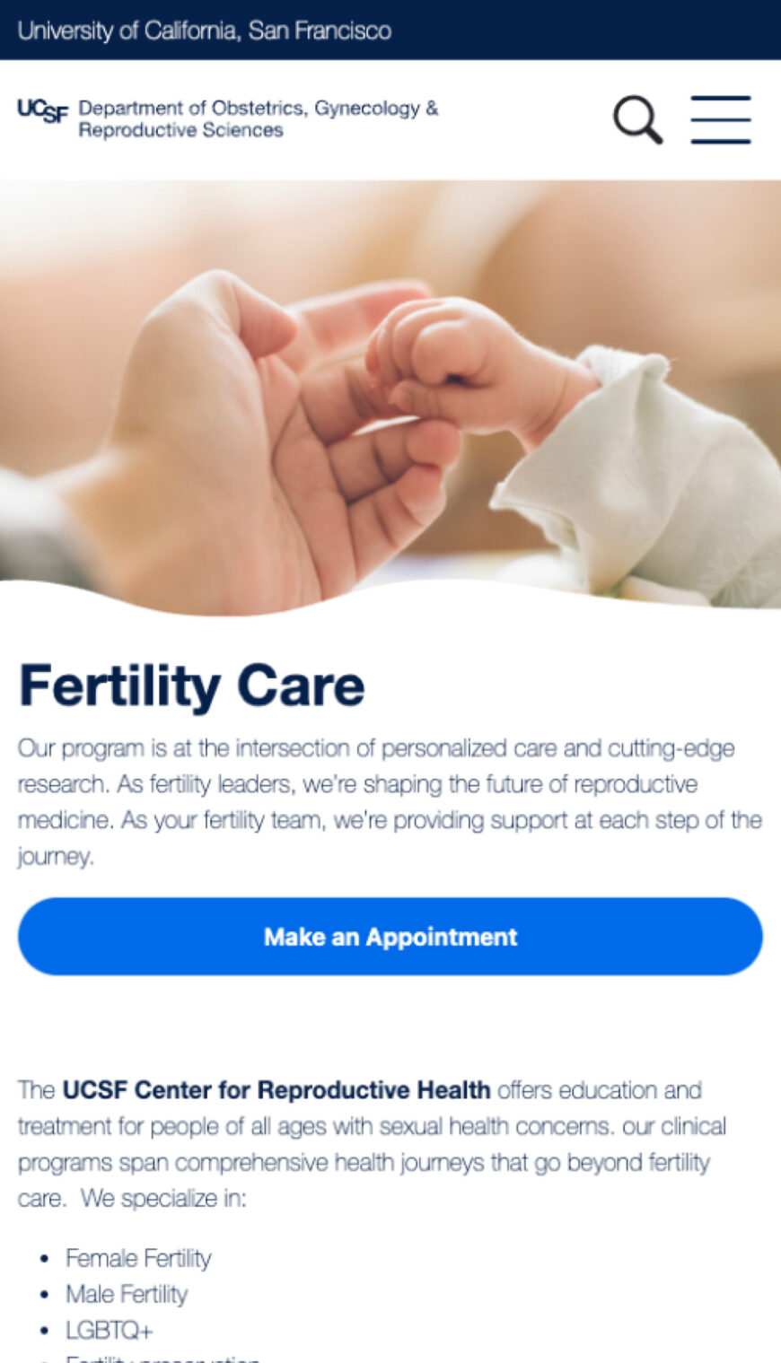 UCSF ObGyn | Kanopi Studios